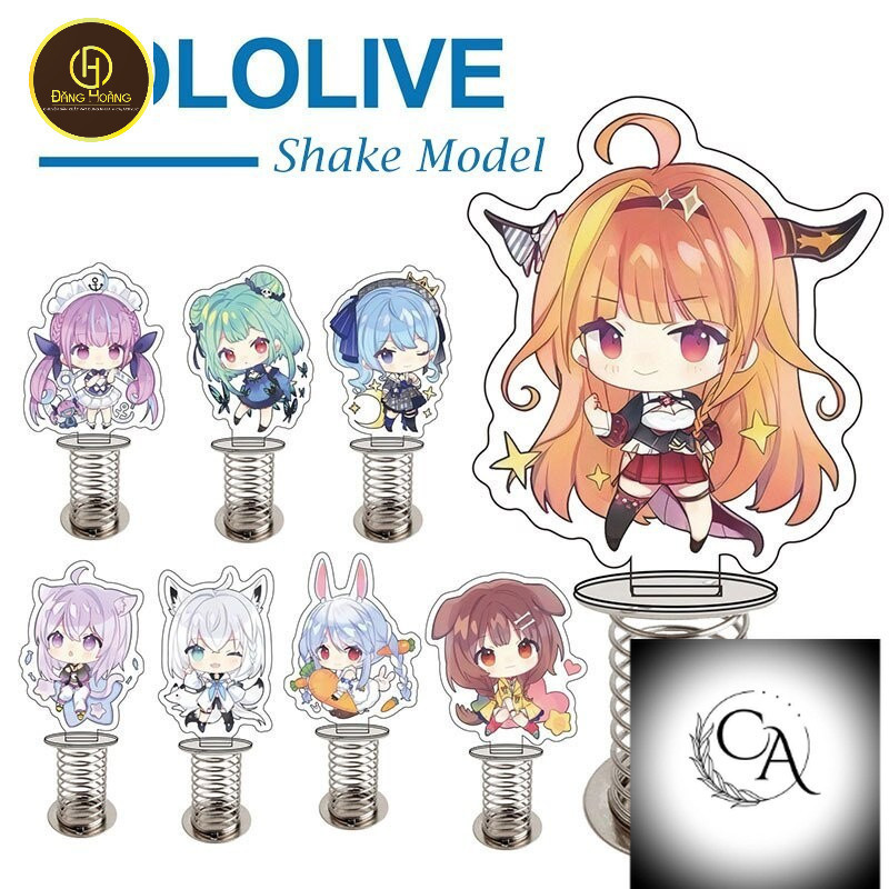 Mô hình Standee Lò xo Kawaii Hololive Vtuber Figures Shake Hosimati ...