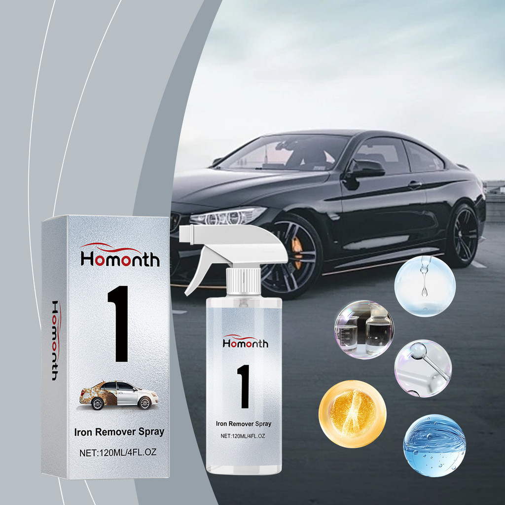 Onchendi 120ml HOMONTH Car Rust Remover Car Cleaner Anti Rust Maintenance Paint Rust Decomposer ...