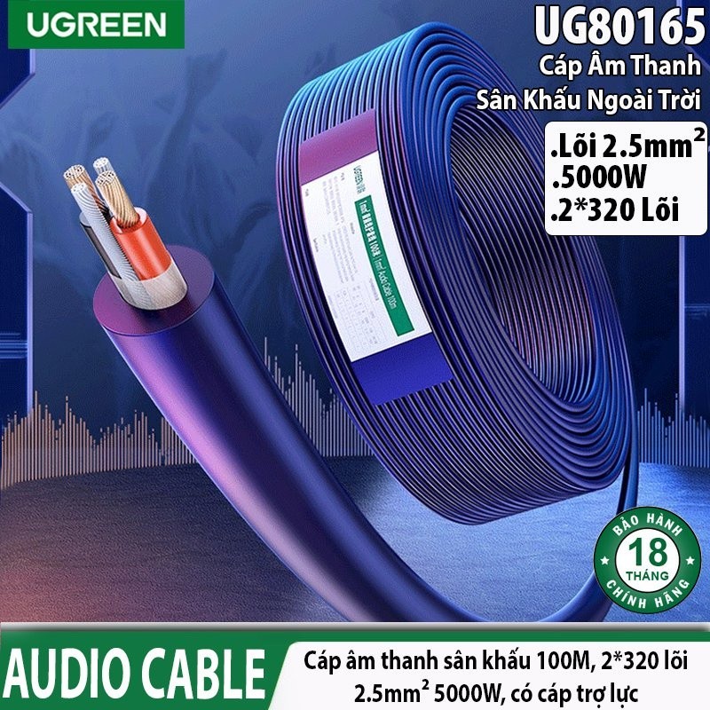 Dây Cáp âm thanh Ugreen 80165 AV159 dùng cho Sân khấu ngoài trời ...