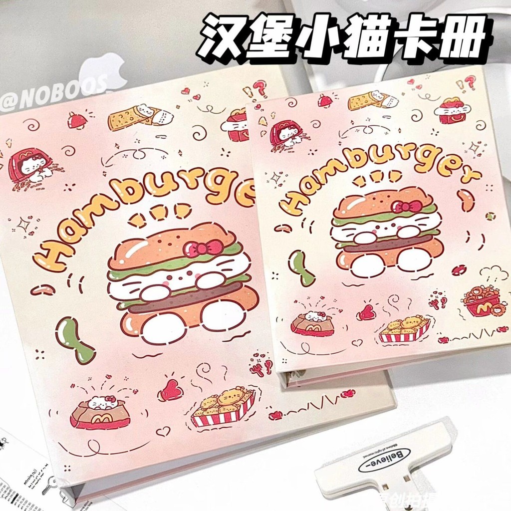 Mất Tiền / Maimen kt Thẻ Sách Burger Khoai Tây A4A5 Bốn Jiugongge Kẹp ...