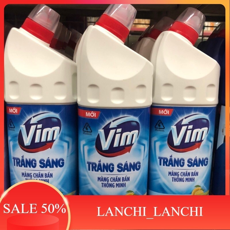 NƯỚC TẨY RỬA BỒN CẦU VÀ NHÀ TẮM VIM CHAI 880ML - Shop SIÊU THỊ LAN CHI ...