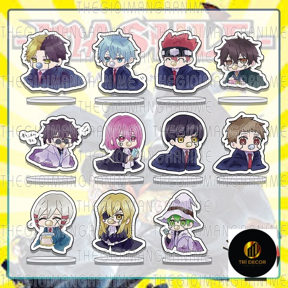 (3cm) Mô hình standee MASHLE: MAGIC AND MUSCLES ver BABY TRÙM ÁO mica ...
