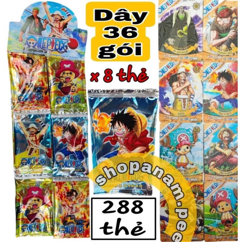 Dây 36 pack thẻ bài one Piece, thẻ bài hải tặc (36 gói ) Có VIP ...