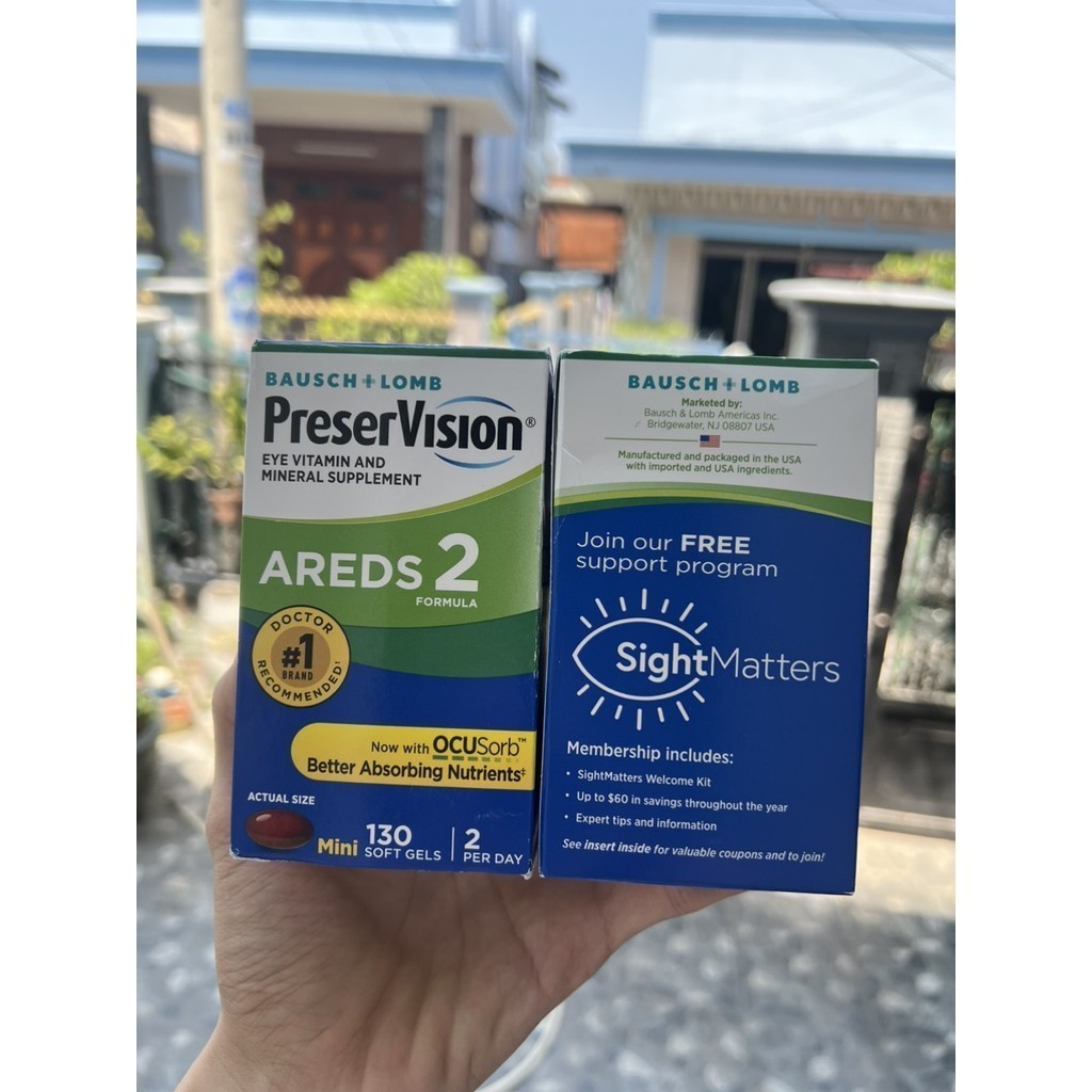 Viên uốn,g bổ mắt PreserVision Areds 2 Formula 130 viên Mỹ | Shopee Việt Nam