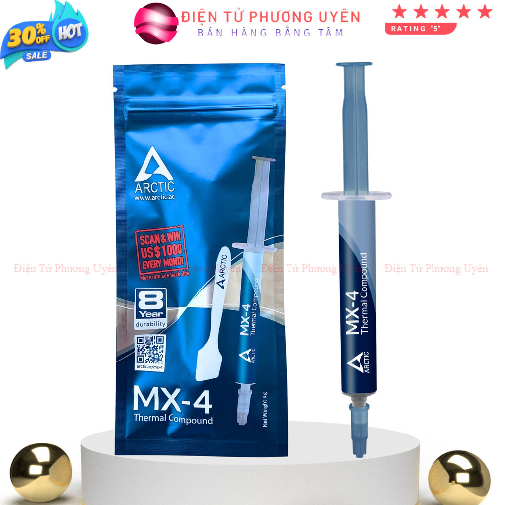 SKU328 - Keo tản nhiệt Arctic MX4 4g, keo tản nhiệt CPU - GPU - Phương Uyên | Shopee Việt Nam