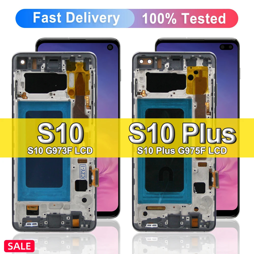 Đã thử nghiệm AAA + TFT để thay thế màn hình samsung s10 với khung Bộ số hóa bảng điều khiển cảm ...