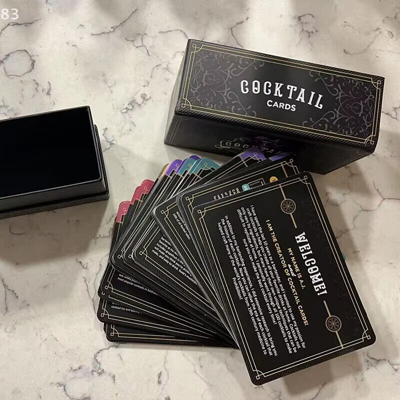 Cocktail Recipe Flashcards for Home Bartenders 100 Cards | Shopee Việt Nam