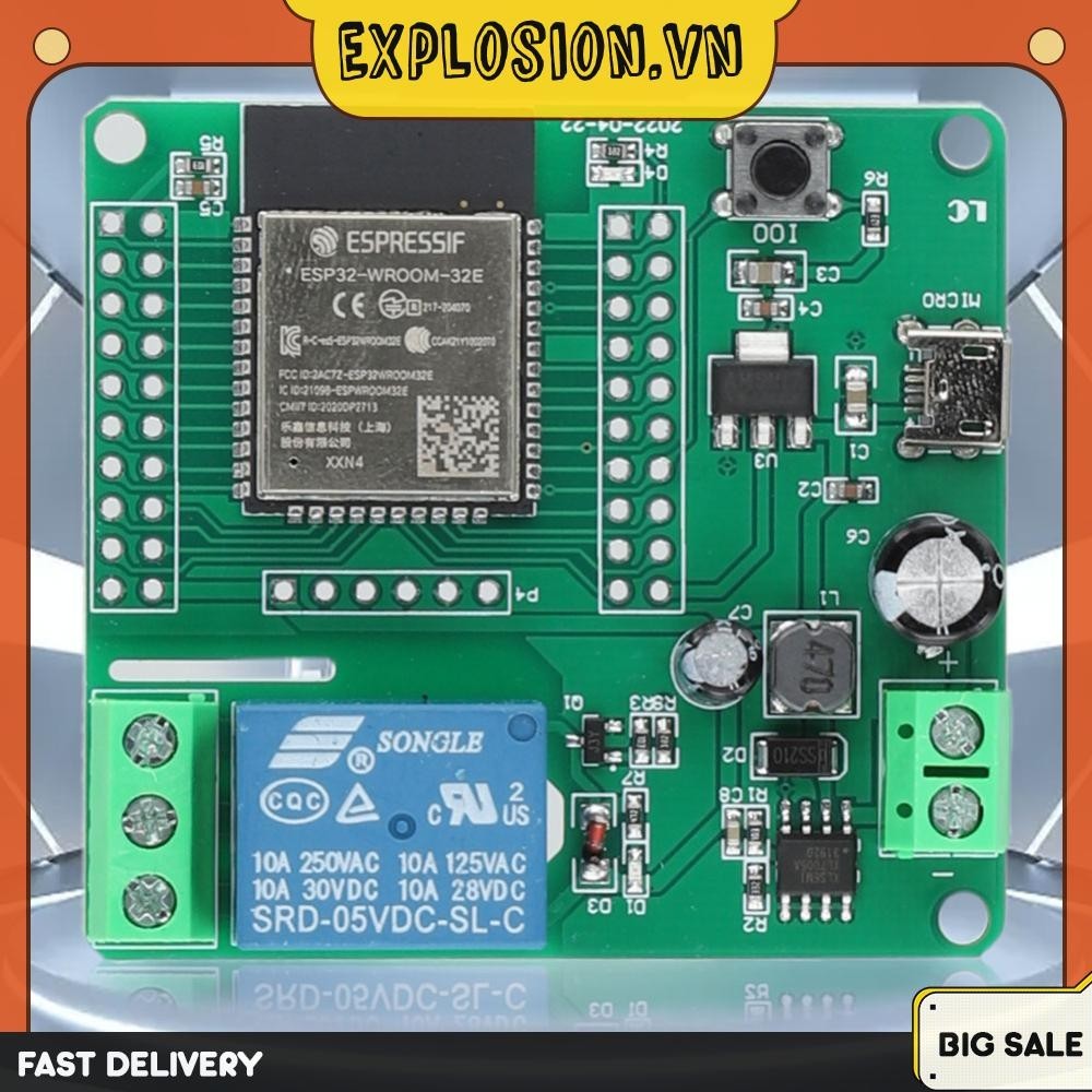 Esp32 ESP32-WROOM Ban Phát Triển 1 / 2 / 8 Kênh ESP32 WIFI BT BLE Relay ...