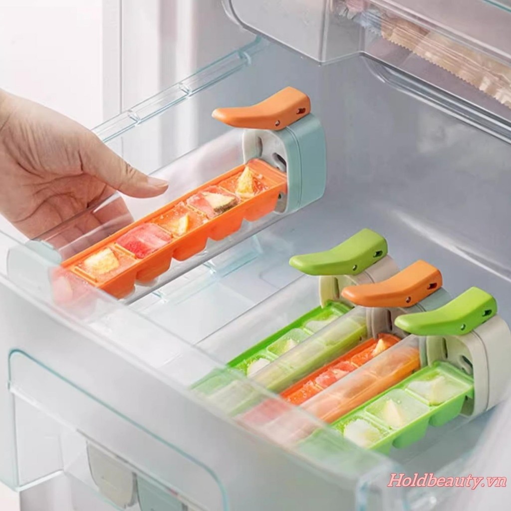 Khay Đá Khối 6 Lưới Một Cảm Ứng Bấm Đá Khuôn Phát Hành Nhanh Cho Whisky ...