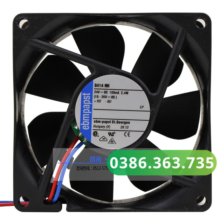 Quạt tản nhiệt Ebmpapst 8414nh 8025 24V 2.4W Nhập Khẩu Chính Hãng Ebmpapst | Shopee Việt Nam