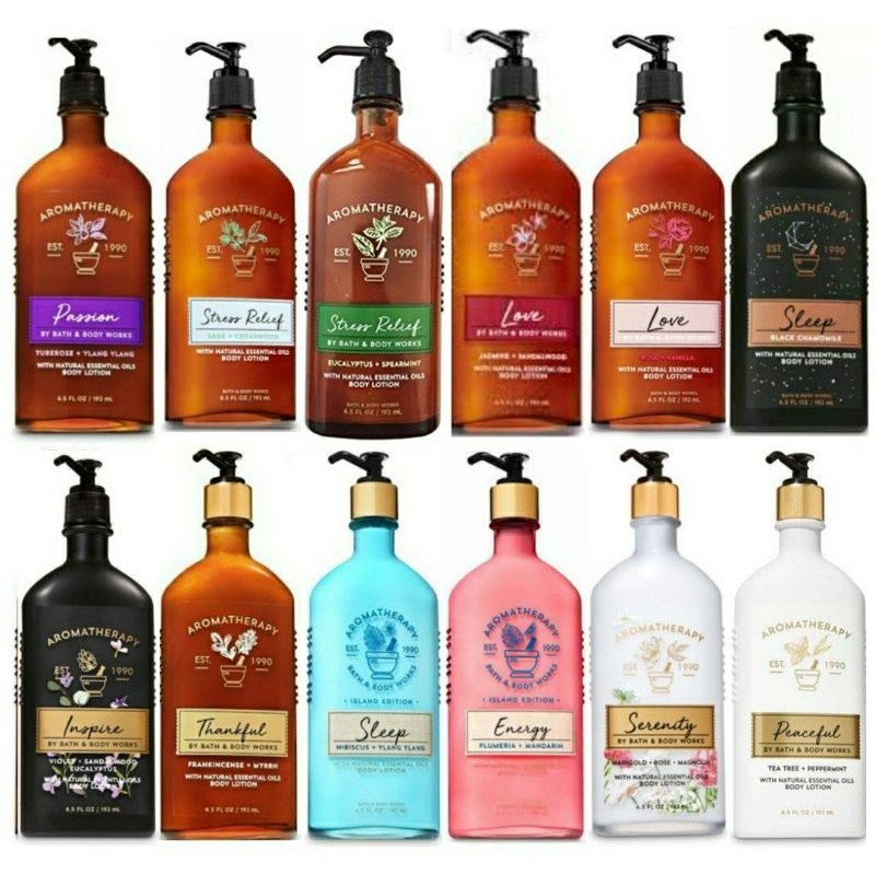 Dưỡng thể cao cấp authentic Bath & Body Work Aromatherapy with Natural ...