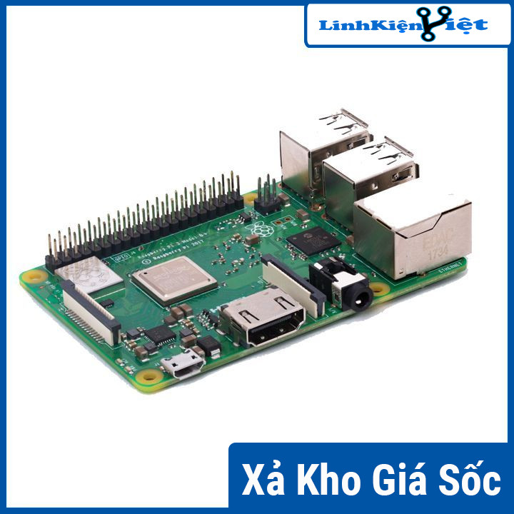 Mạch Raspberry Pi 3 Model B tích hợp wifi và bluetooth E14 UK RS ...