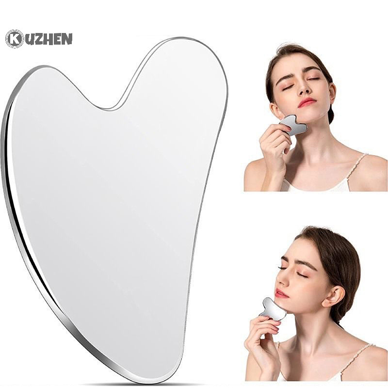 Kuzhen 1 Máy Mát Xa Bằng Thép Không Gỉ Gua Sha Cho Mặt Cổ Cơ Thể Guasha ...