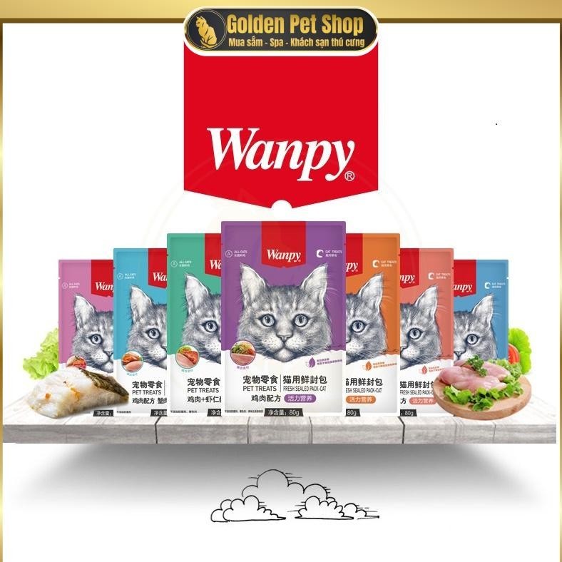 Pate Wanpy nội địa Trung cho mèo gói 80g | Shopee Việt Nam