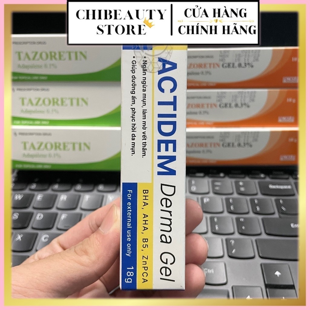 Actidem derma gel 15g/ 40g kem bôi mụn, dưỡng da | Shopee Việt Nam