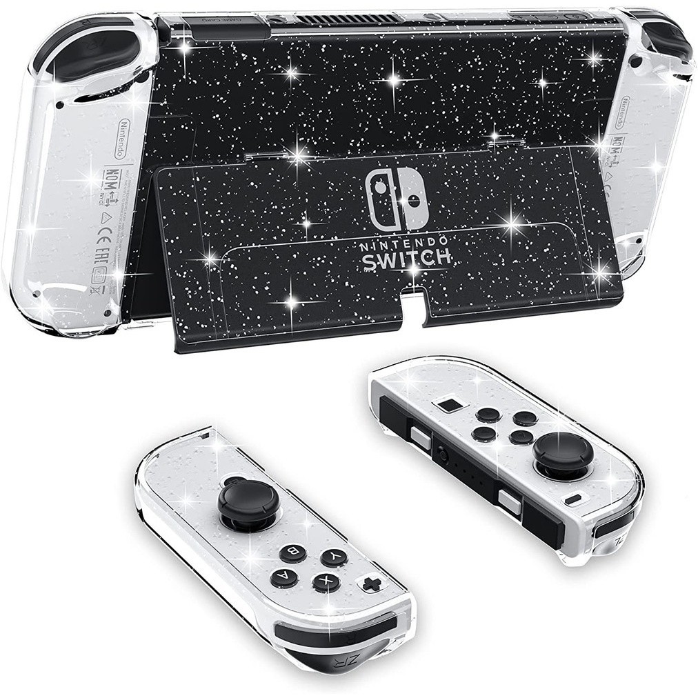 Nintendo Switch OLED Dockable Clear Case Vỏ bảo vệ cho NS Switch OLED Flash Hard Shell cho NS ...