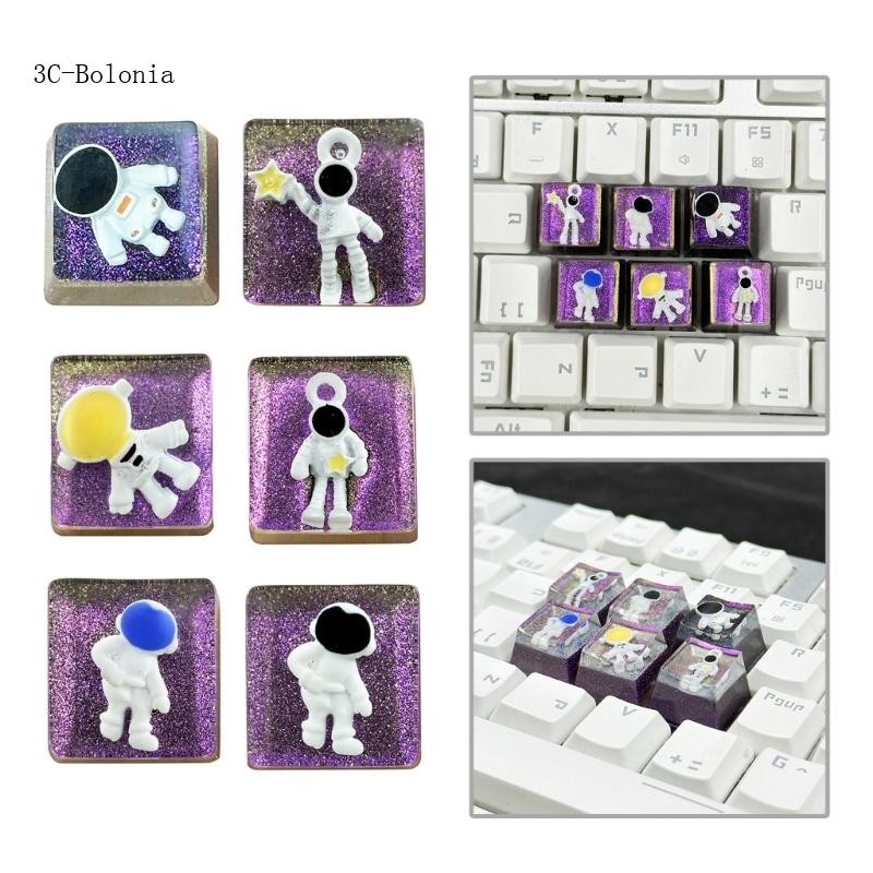 [Pc] Bàn phím cơ Keycap OEM Keycap Đèn nền bằng nhựa Keycaps Phi hành ...