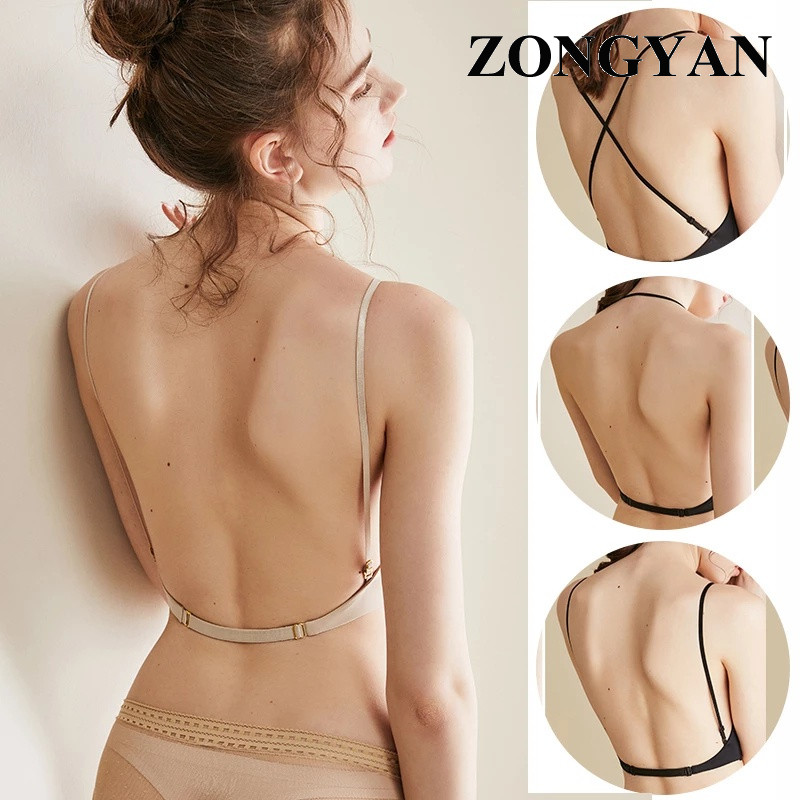 Áo ngực nữ ZONGYAN tam giác, vải lụa eo thấp, lạnh lùng, thoải mái và gợi cảm | Shopee Việt Nam