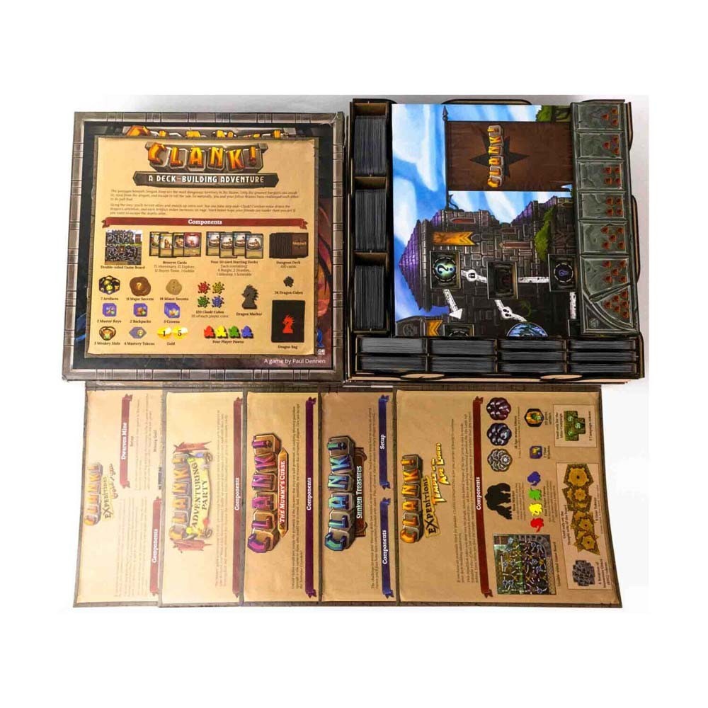 Clank! A Deck-Building Adventure Strategy Board Game Family Fun Party ...