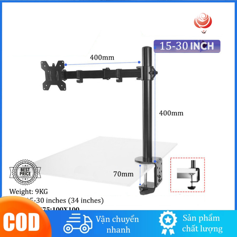 Giá Treo Màn Hình Arm Monitor ( Tay 23- 40cm ) Xoay Màn 360 độ - Lắp ...