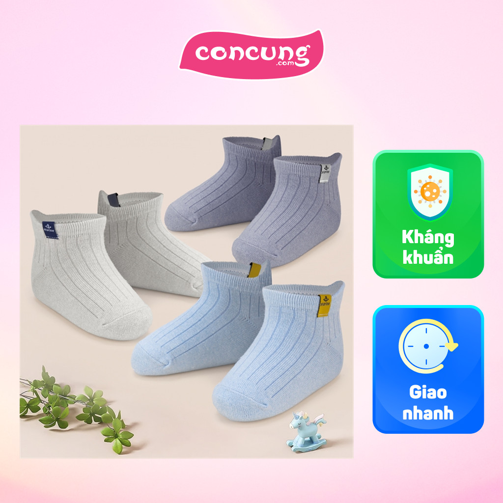 Set 3 đôi vớ Animo M522011-42 (12-24M,nhiều màu) | Shopee Việt Nam