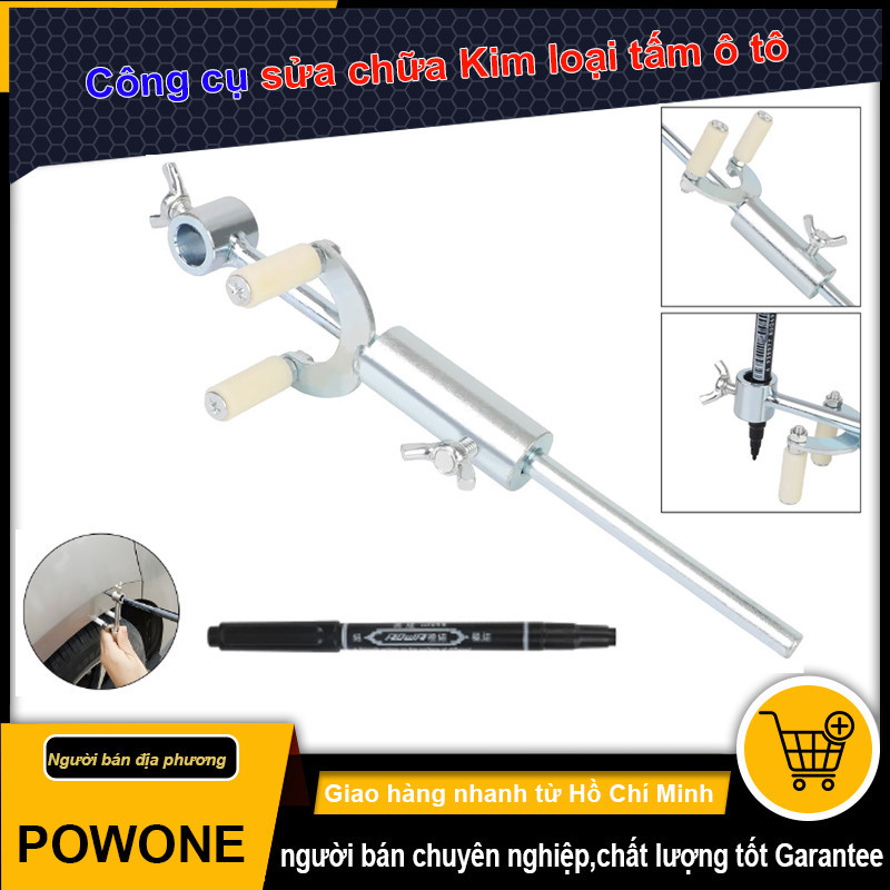POWONE Công cụ đánh dấu sơn bánh xe có mày song song với Hồi phục dữ ...