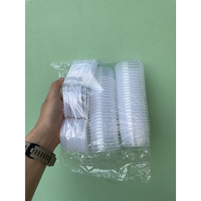 ( Combo 100 Hủ ) Hủ Bánh Flan Kèm Nắp Loại Tốt, Hũ Bánh Plan, Hộp Nhựa ...