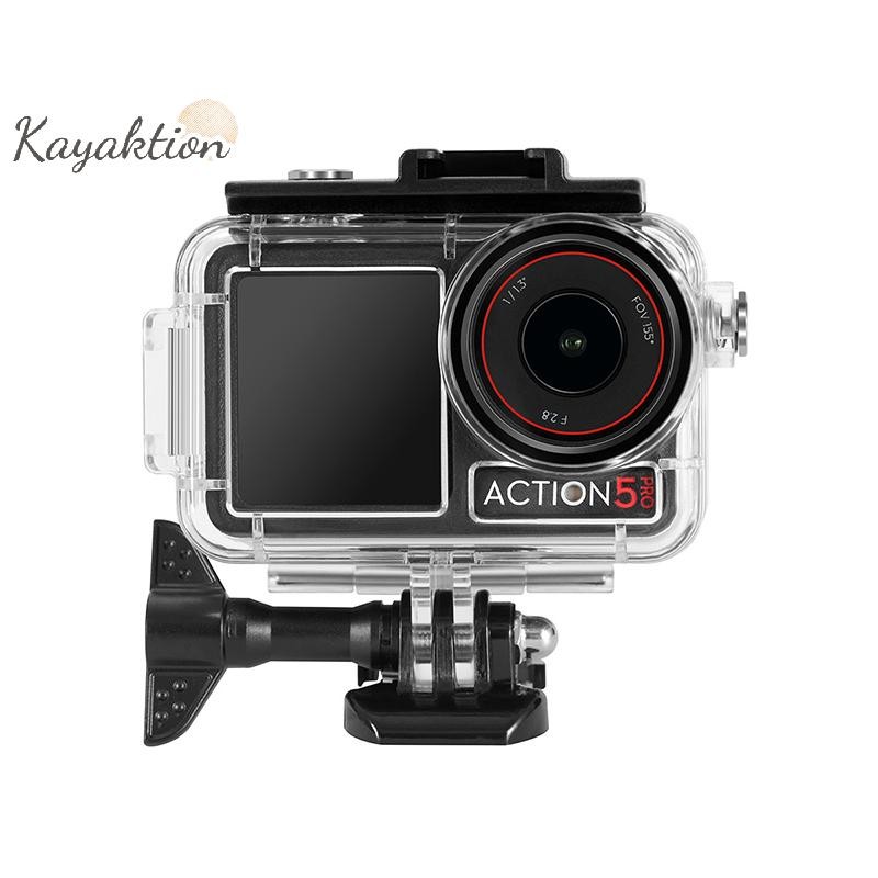 Kayaktion Chống Nước Lặn 60m Vỏ Bảo Vệ Trong Suốt Camera Thể Thao Bảo Vệ Dưới Nước Cho DJI OSMO ...