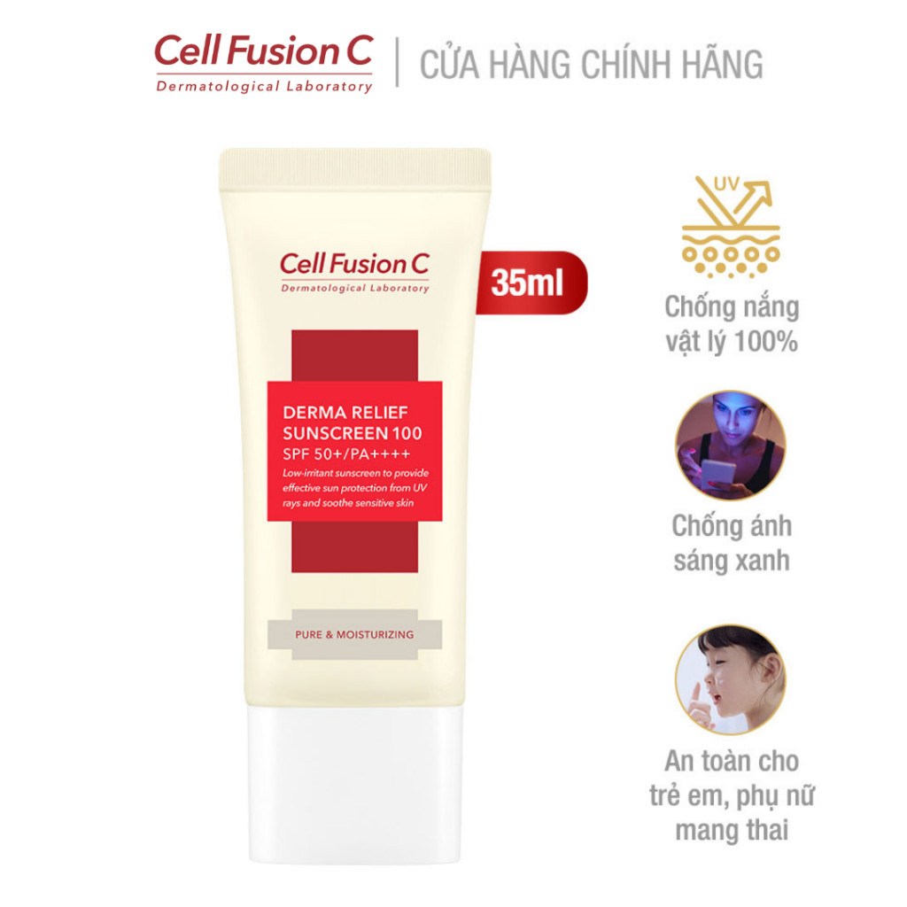 [35ml] Kem Chống Nắng Thuần Vật Lý Chống Ánh Sáng Xanh Cell Fusion C ...