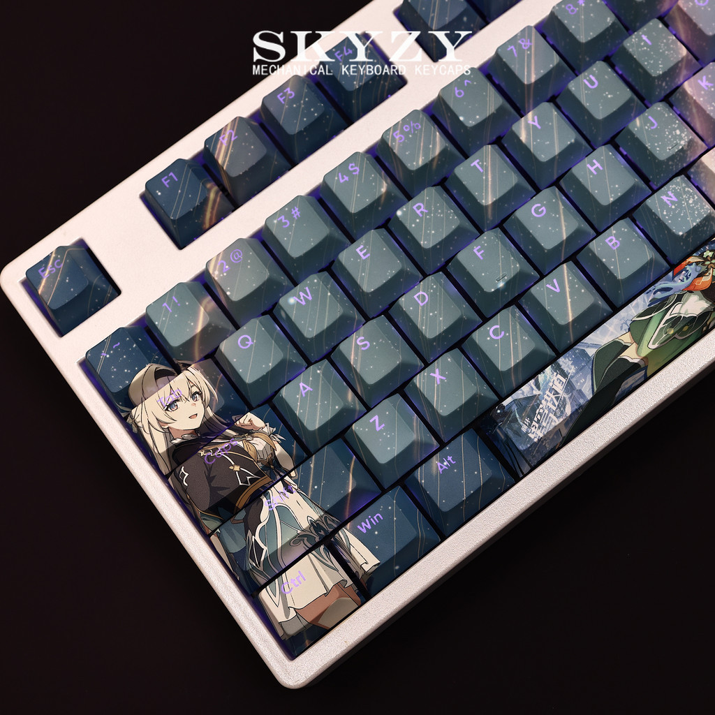 Firefly Keycaps Cherry Profile Honkai: Star Rail Theme PBT Dye Sub Bàn ...
