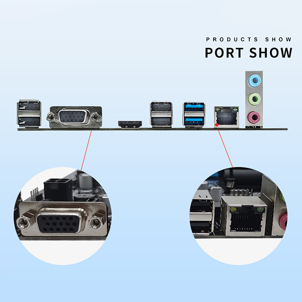 Bo mạch chủ B75 16GB Micro-ATX LGA1155 Ổ cắm để bàn Mainboard HDMI ...