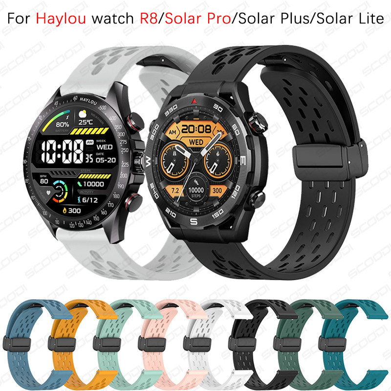 Dây đeo từ tính cho đồng hồ HAYLOU R8 / HAILOU Solar Pro / Solar Plus ...