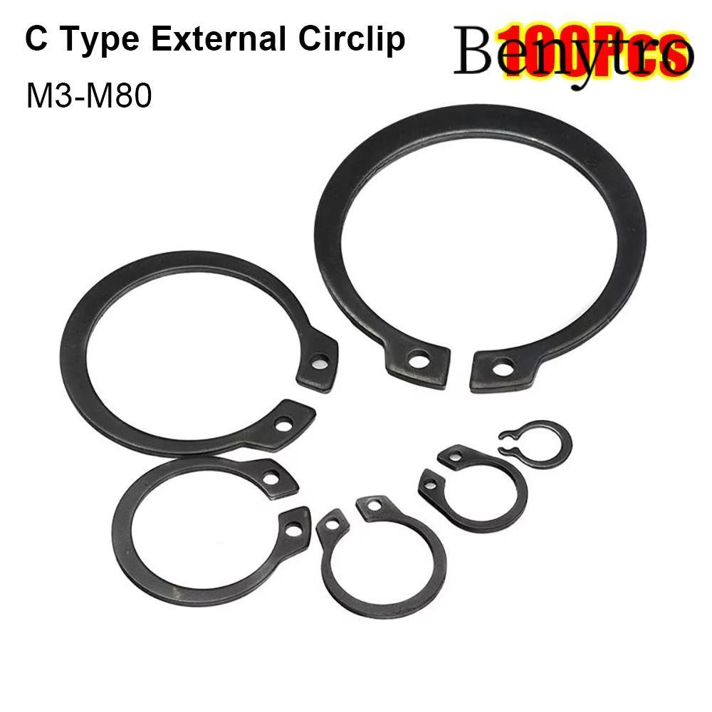 Benytro 100 Chiếc Nhẫn Chụp Hình C-Clip, M3-M80 Trục Giữ Vòng Tròn Bên ...