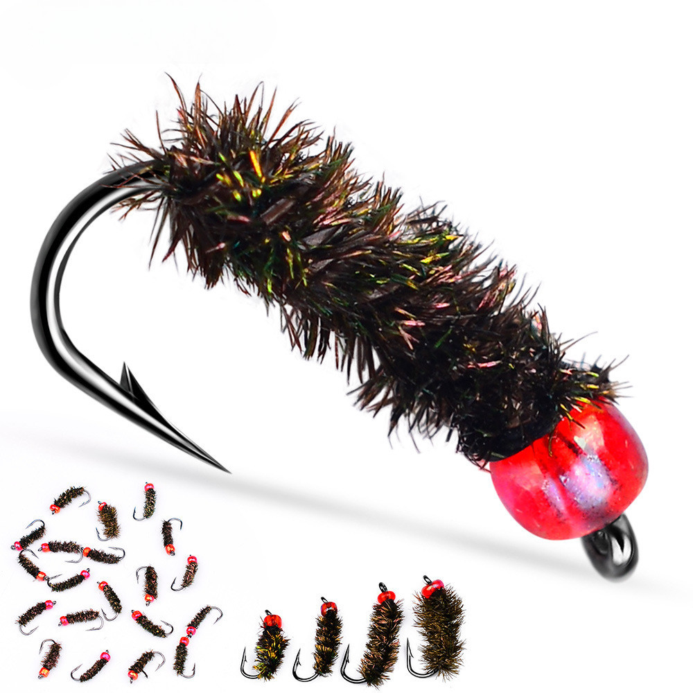 [Ttff] Micro-object Fly Hook Nano Worm Mồi Mồi Cá Móc Độc Sâu Gai Bay ...