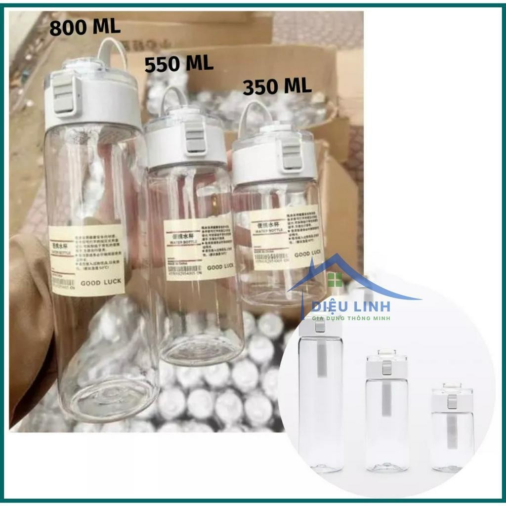 Bình Nước Bằng Nhựa 350ml / 550ml / 800ml Tiện Dụng Cho Học Sinh / Văn Phòng | Shopee Việt Nam