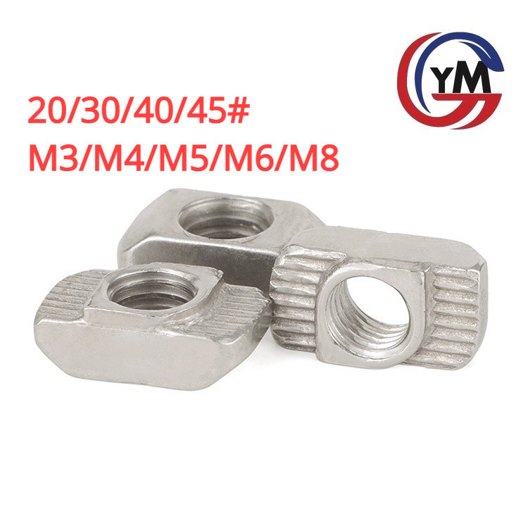 [Ymh1] Đai Ốc (Tán) Xoay Chữ T Cho Nhôm Định Hình 20 / 30 / 40 / 45 Loại | Shopee Việt Nam