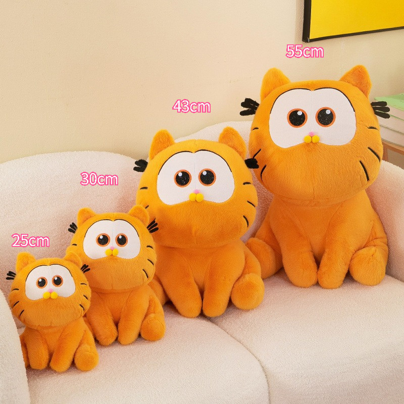 Gấu bông dễ thương Garfield gối búp bê đồ chơi sang trọng phiên bản ...
