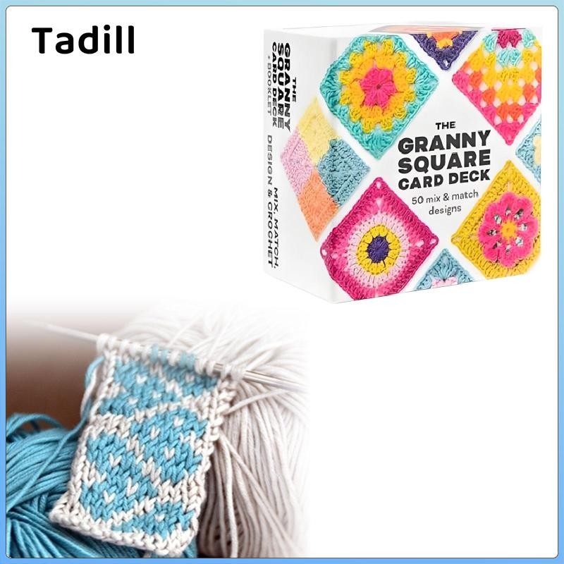 Granny Square Card Deck 50 Match and Mix Design với Booklet Quà tặng di ...