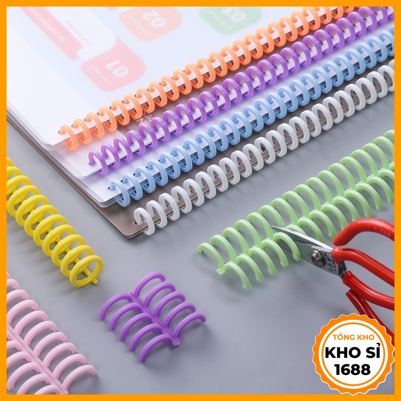 Thanh còng nhựa làm sổ, đóng gáy sổ, kẹp tài liệu đường kính 12mm nhiều ...