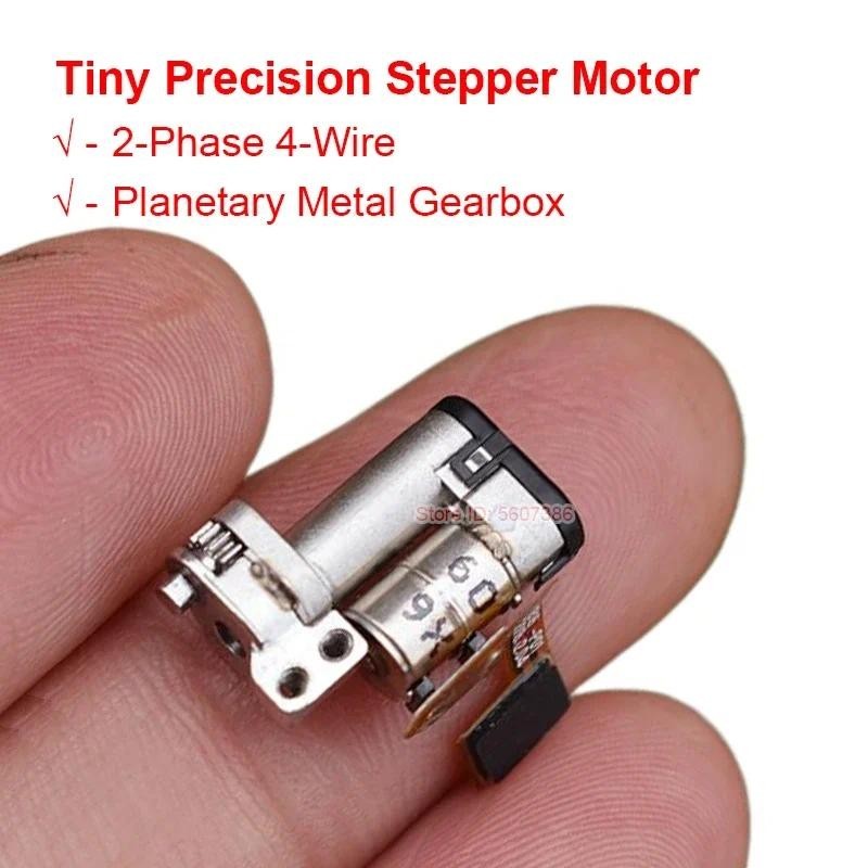 1 Chiếc Micro Mini 2 Pha 4 Dây 1.6 Mm Trục Phẳng Chính Xác Bước Động Cơ ...