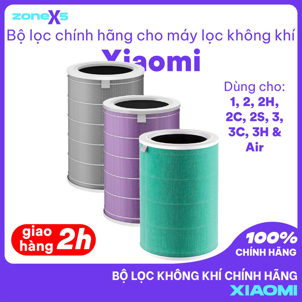 Lõi lọc không khí dùng cho máy lọc không khí Xiaomi 1,2,2C,2H,2S,3,3C ...