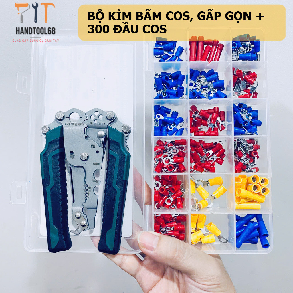 KÌM COS 18 Trong 1 KÈM 300 ĐẦU COS, KÌM GẬP GỌN - Kềm Đa Năng Cắt, Rọc ...