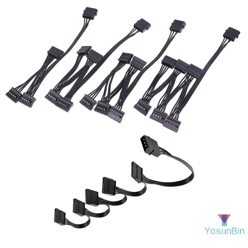 Yosunbin] 4Pin 1 Nam Đến 3 / 4 / 5 / 6 Nữ Bộ Chia Bộ Chuyển Đổi SATA ...