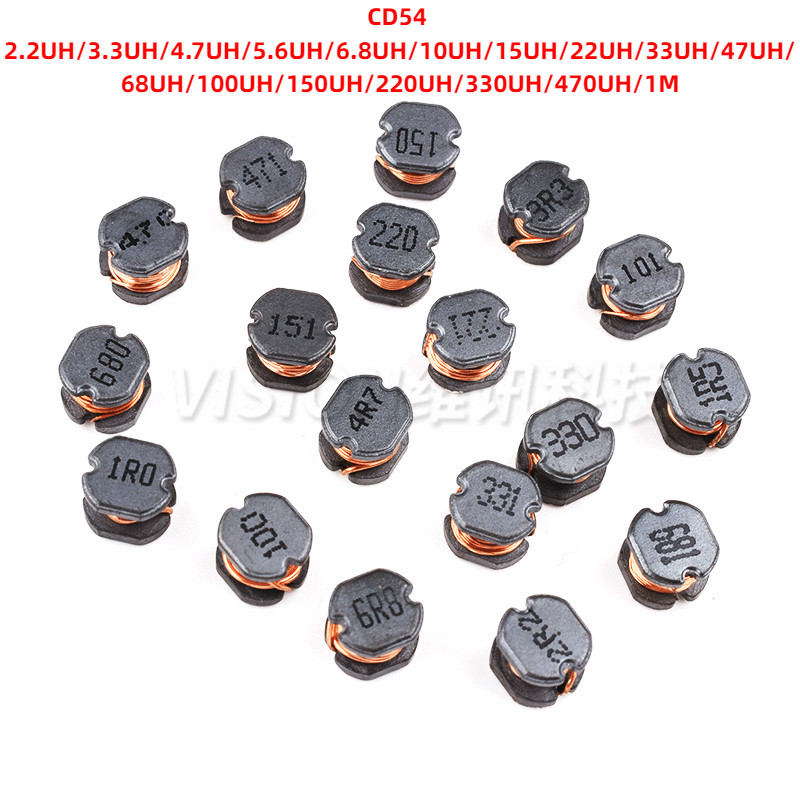 Cuộn cảm Chip Cd54 2.2 UH / 3.3 UH / 4.7 UH / 5.6 UH / 6.8 UH / 10UH / 15UH / 22UH / 33UH / 47UH ...
