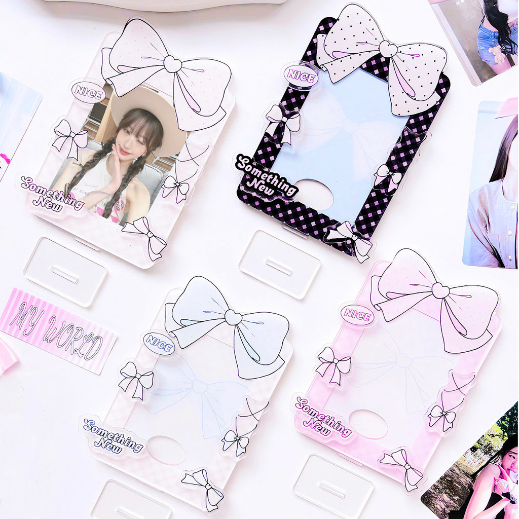 Ins Bow Ballet Phong Cách 3 inch Thẻ Nhỏ Hiển Thị Đứng Lên Thẻ Ngói ...