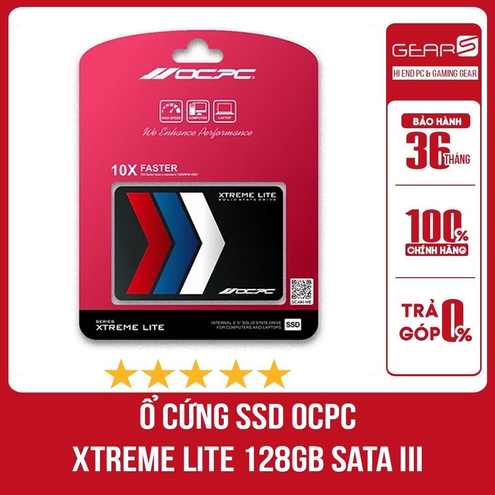Combo 5 ổ cứng SSD OCPC XTREME LITE 128GB Sata III - Bảo hành 36 Tháng chính hãng 1 đổi 1 ...