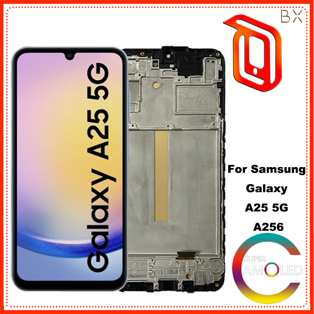 Màn hình LCD AMOLED cho Samsung Galaxy A25 5G A256 Bộ số hóa màn hình ...