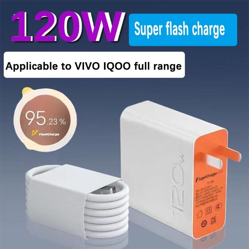Vivo 120W FlashCharge Sạc EU / Mỹ Sạc Nhanh Cho X100 X90 X80 X70 IQOO 12 11 10 Pro Neo 9 8 Z8 Z7 ...