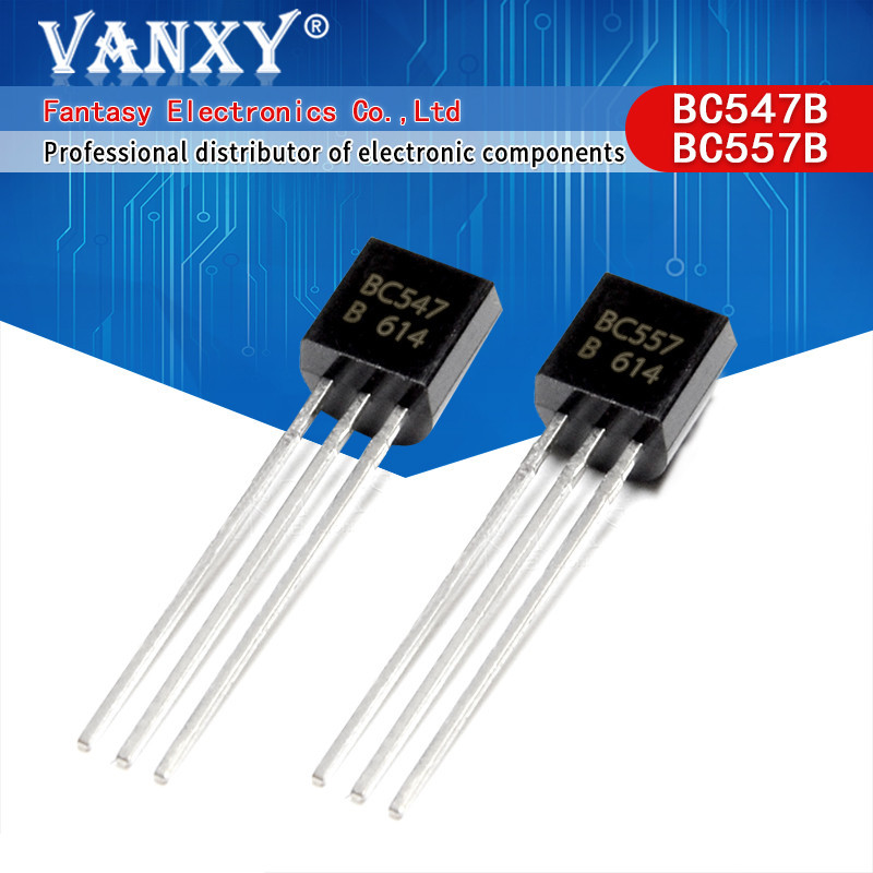 100 đôi = 200 chiếc BC547 BC557 TO92 BC547B BC557B NPN PNP TO-92 IC linh kiện điện tử | Shopee ...
