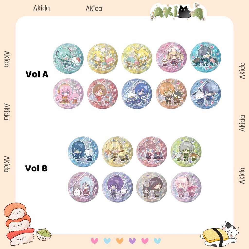 [Akida] Pack random/ huy hiệu/ badge/ ghim cài balo nhân phẩm - Badge x ...